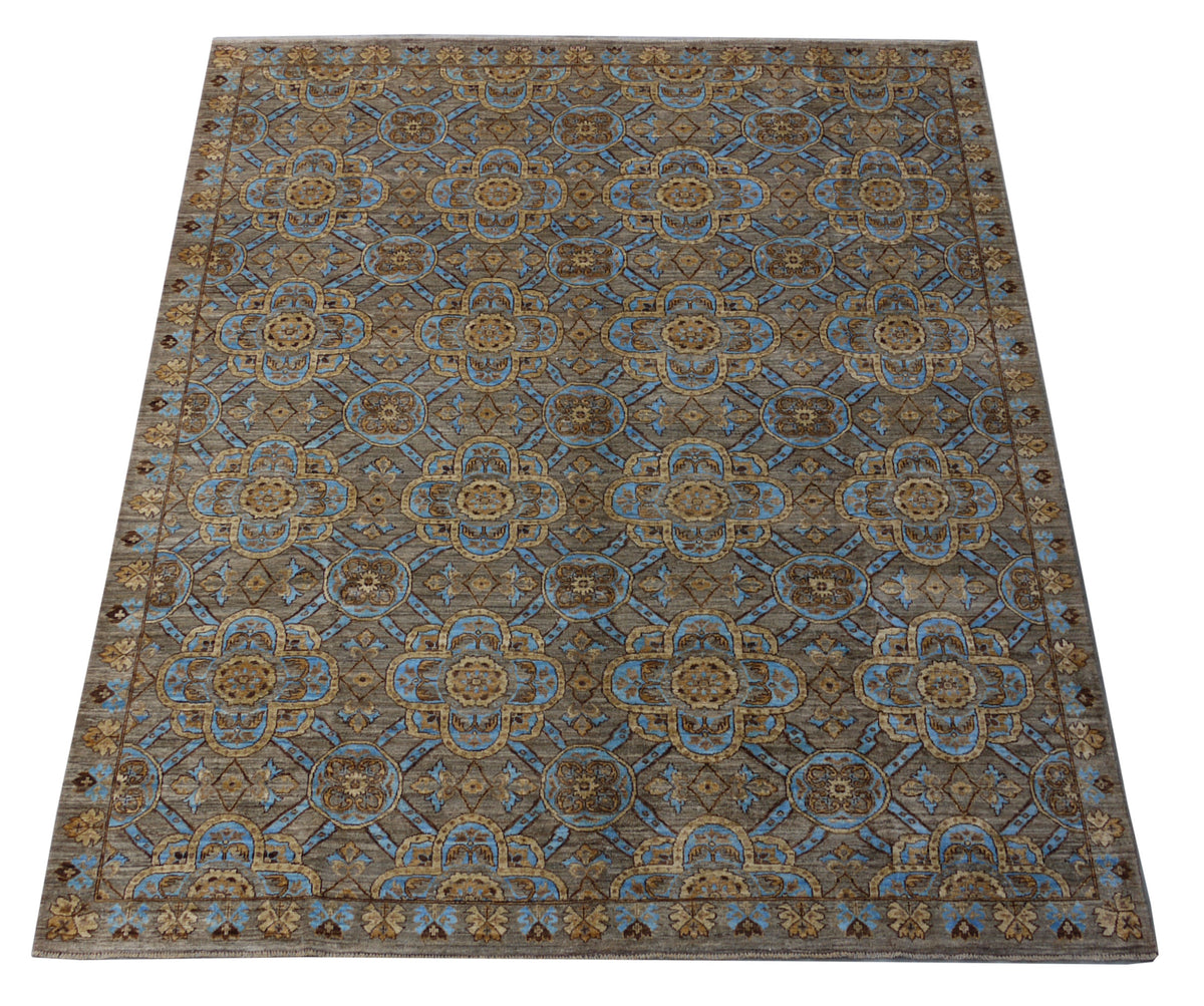 8x10 Modern Wool Area Rug - Main Street Oriental Rugs