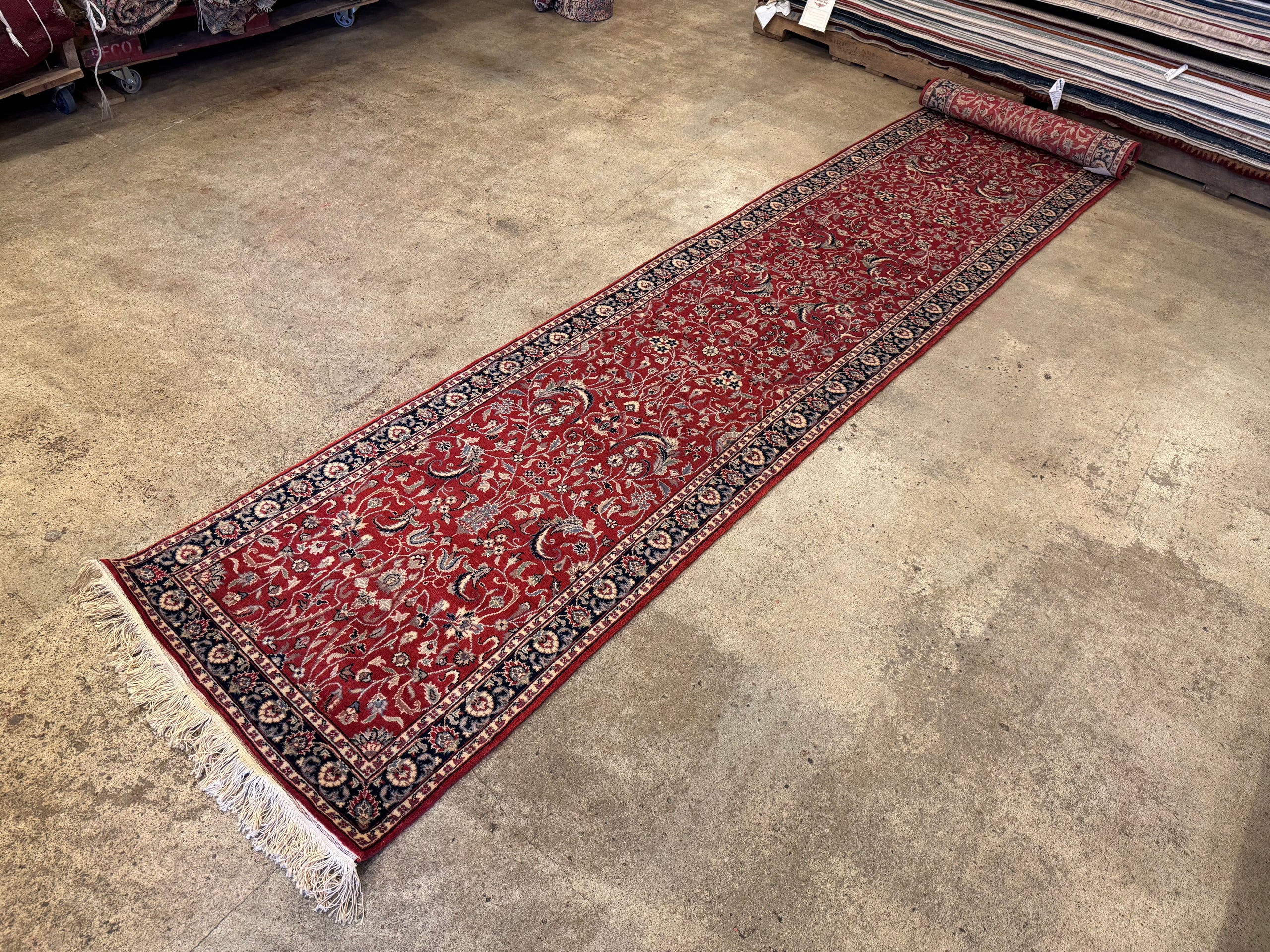 2.6x12 Sino-Persian Floral Hall Runner | Main Street Oriental Rugs