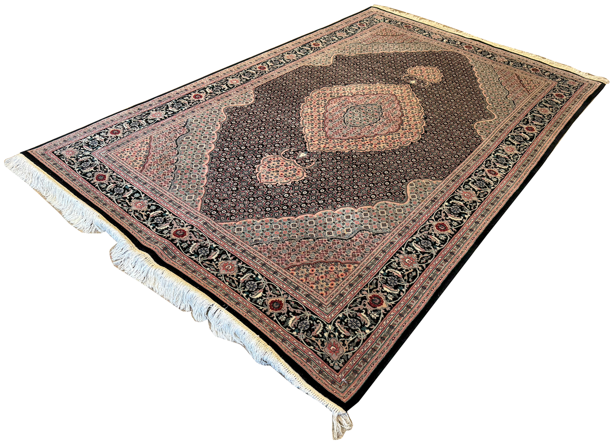 6x9 Vintage Sino-Persian Tabriz Wool Rug | Main Street Oriental Rugs